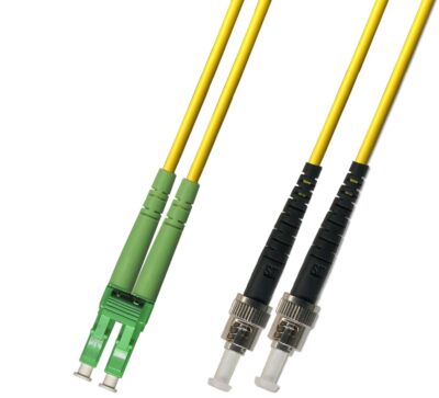 85M (278.8ft) OS2 LC/APC to ST/UPC Fiber Optic Cable Duplex Singlemode ...