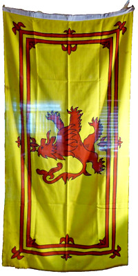 Vintage Wool Lion Rampant Scottish Royal Banner Scotland Flag Nautical ...