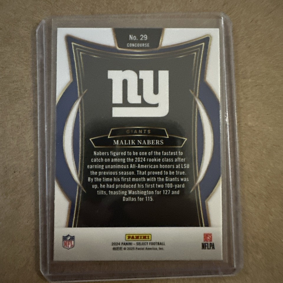 Malik Nabors 2024 Panini Select Football #29 Rookie Concourse Level | eBay