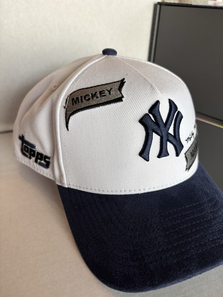 2025 Fanatics Fest Lids x Topps Yankees Mickey Mantle Hat Player Chase ...