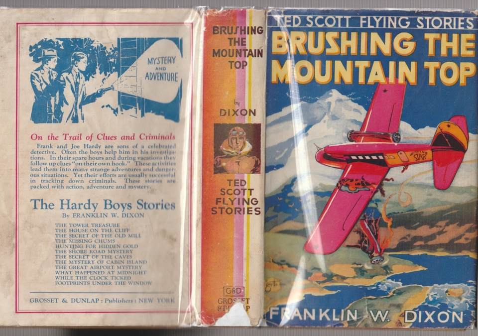 Ted Scott Brushing the Mountain Top Franklin W Dixon #17 Juvenile ...