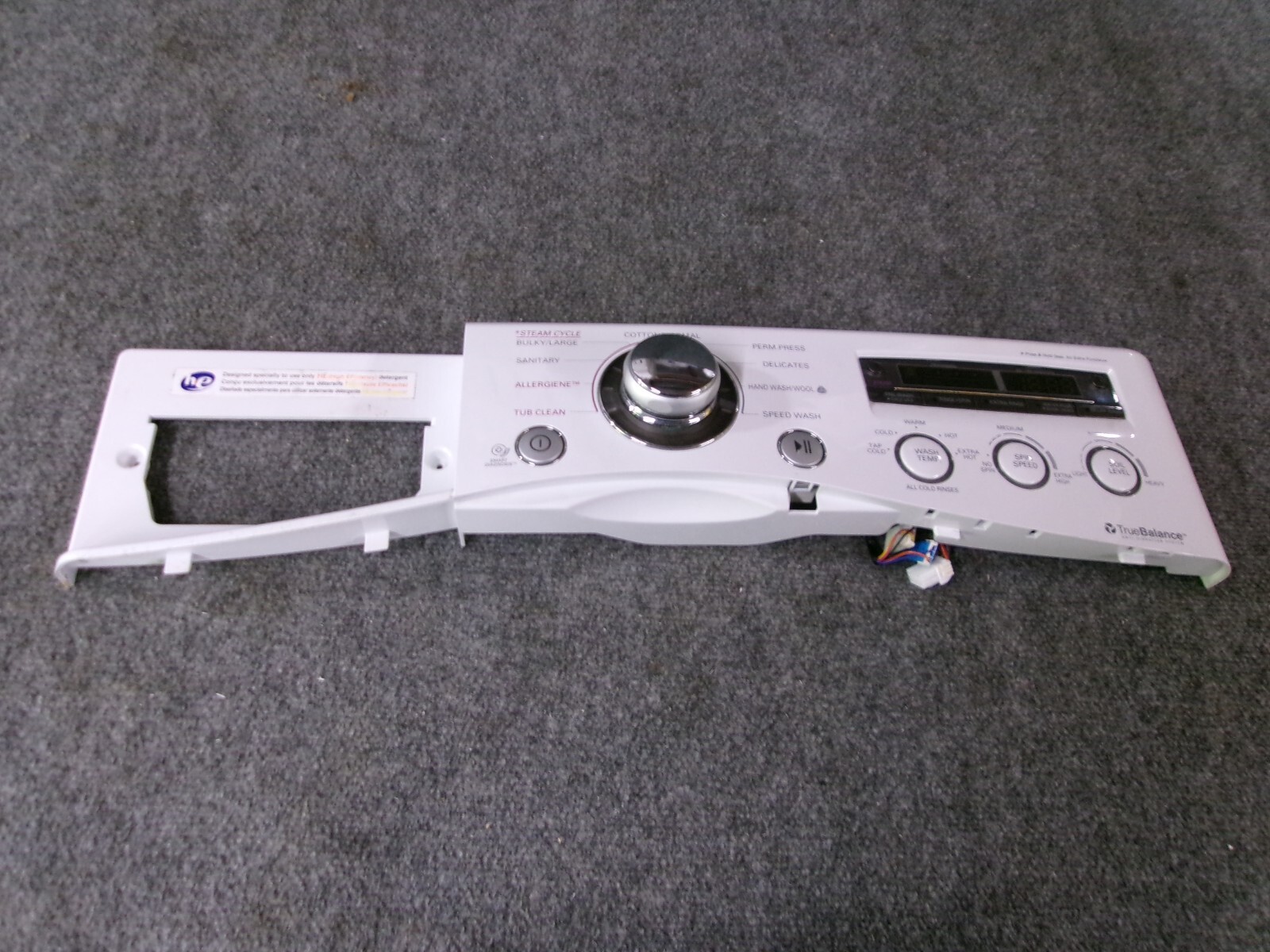 AGL32761658 LG WASHER CONTROL PANEL WITH USER INTERFACE BOARD ...