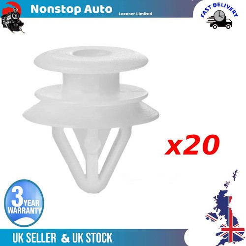 20X For Ford Chevrolet Jeep GM Isuzu Wing Mirror Door Panel Trim Clips ...