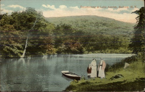 Suffern NY Summering Lake Antrim c1910 Postcard | eBay