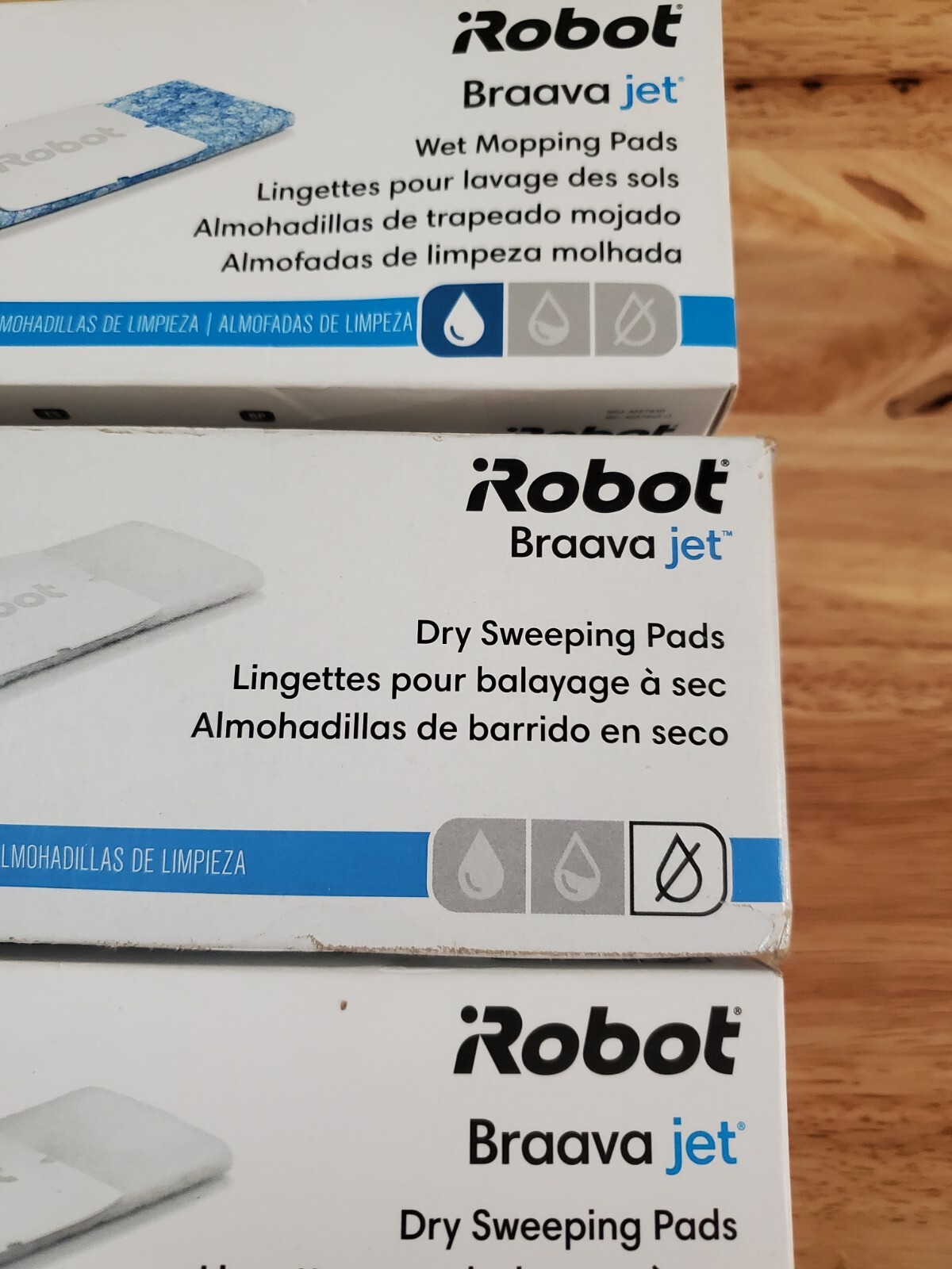 Lot of 3 Brava Jet Wet & Dry Mopping Pads [total 30 Count] | eBay