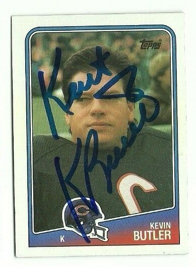 Kevin Butler 1988 Topps signed auto autographed card Bears | eBay