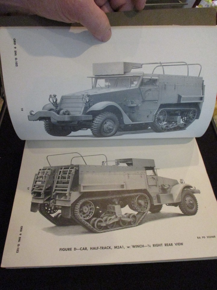 Book: WWII G102, Halftrack 1944 ORD Supply All Parts Catalog Manual | eBay