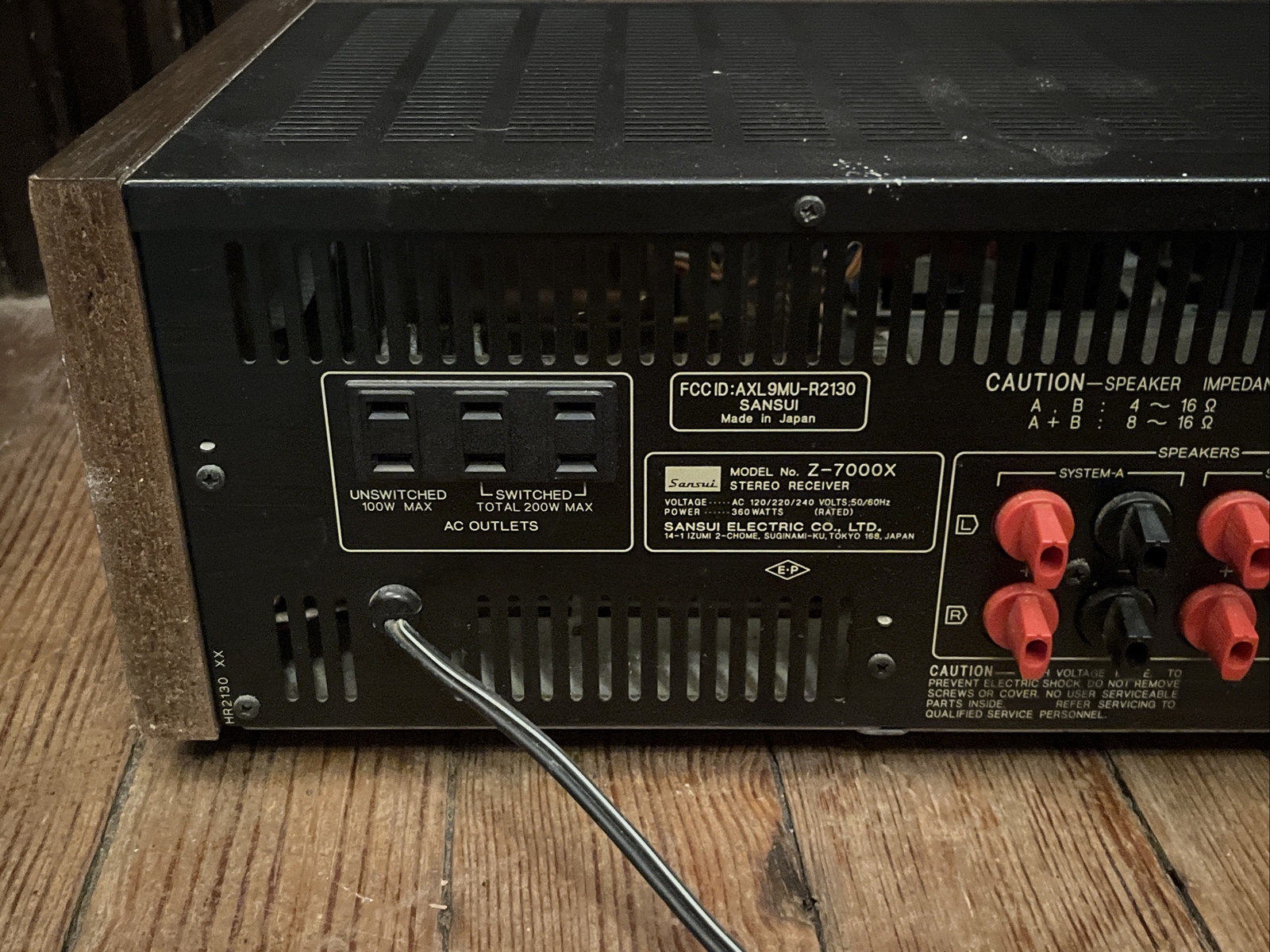 Sansui Stereo Receiver Quartz Synthesizer Compu Model #Z-7000X Radio ...