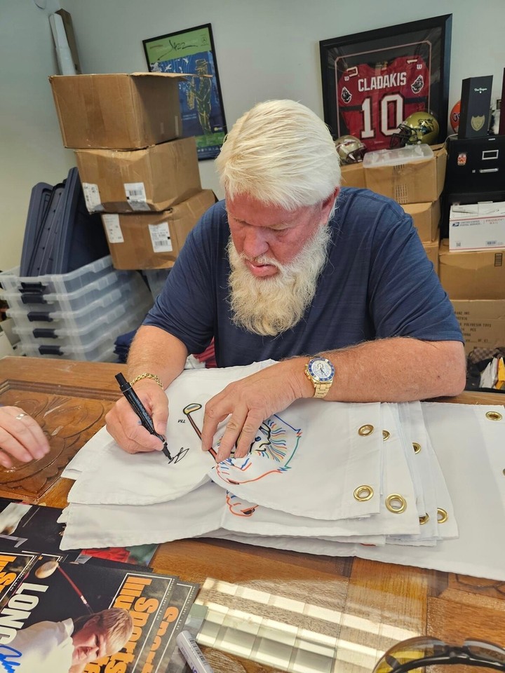 John Daly Signed Autographed John Daly Logo Golf Flag PGA JSA COA NO ...