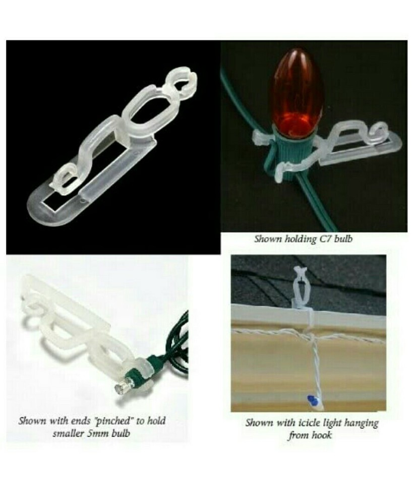 Holiday Home Universal Swivel Gutter/Shingle Clip 73023-50CFM - 50 ...