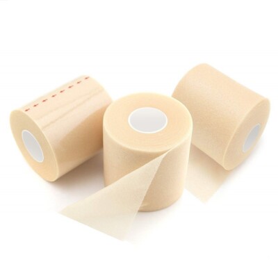 6 Rolls Athletic Sponge Pre Wrap Tape Sponge Bandage Foam Bandage ...