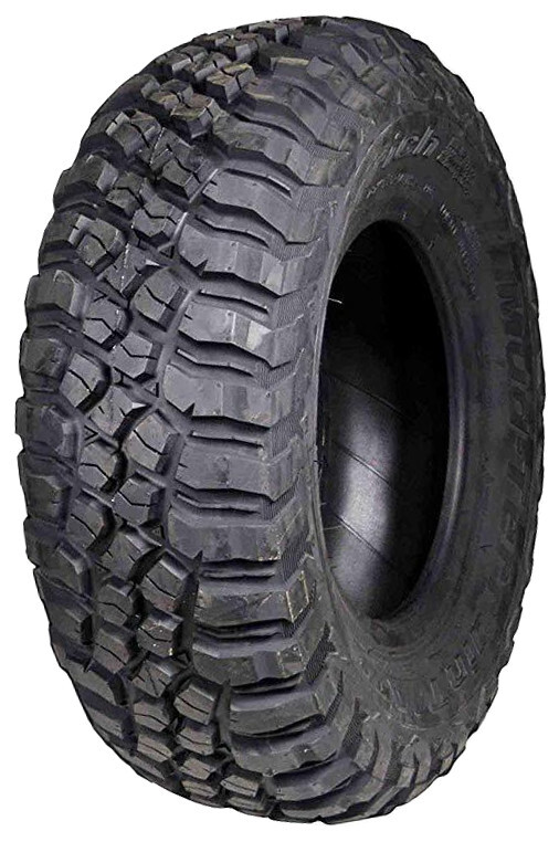 Kit 4 BFGoodrich Mud Terrain KM3 Tires 35x11-15 on KMC KS136 Toro ...