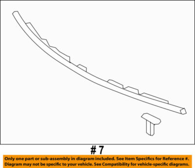 53395-47030 Toyota Seal, hood to front end panel 5339547030, New ...