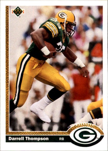 1991 Upper Deck Football Card #672 Darrell Thompson | eBay