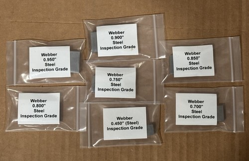 Starrett-Webber Inspection Grade Gage Block Set. (Brand New) | eBay