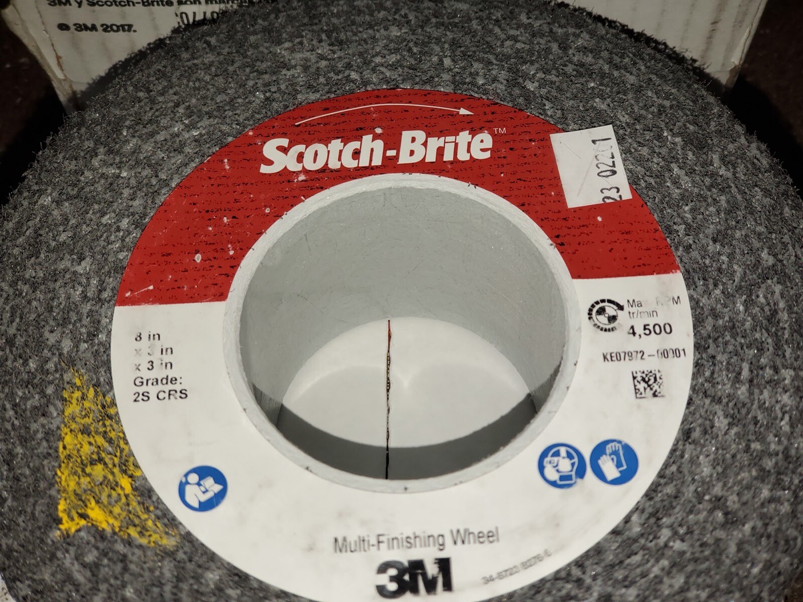3M Scotch Brite Unitized Metal Multi Finishing Wheel 2S Coarse 8” x 3 ...