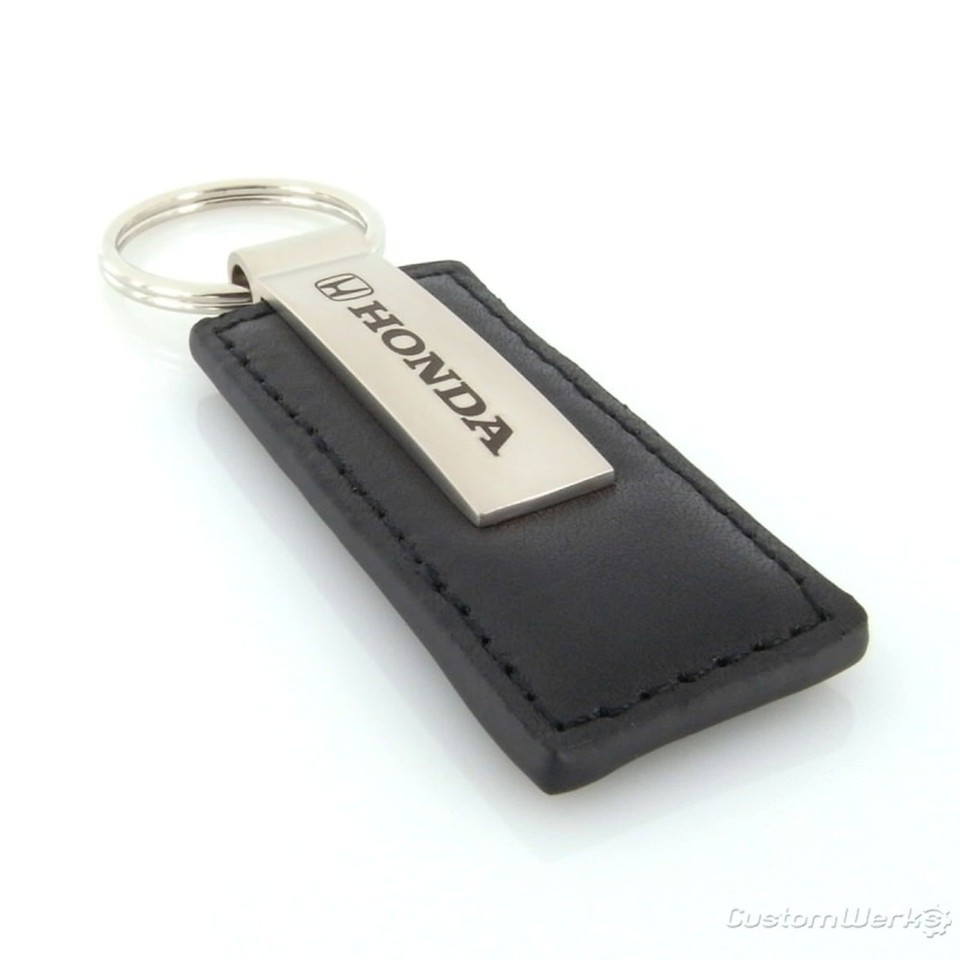 Honda Leather Keychain (Black) | eBay