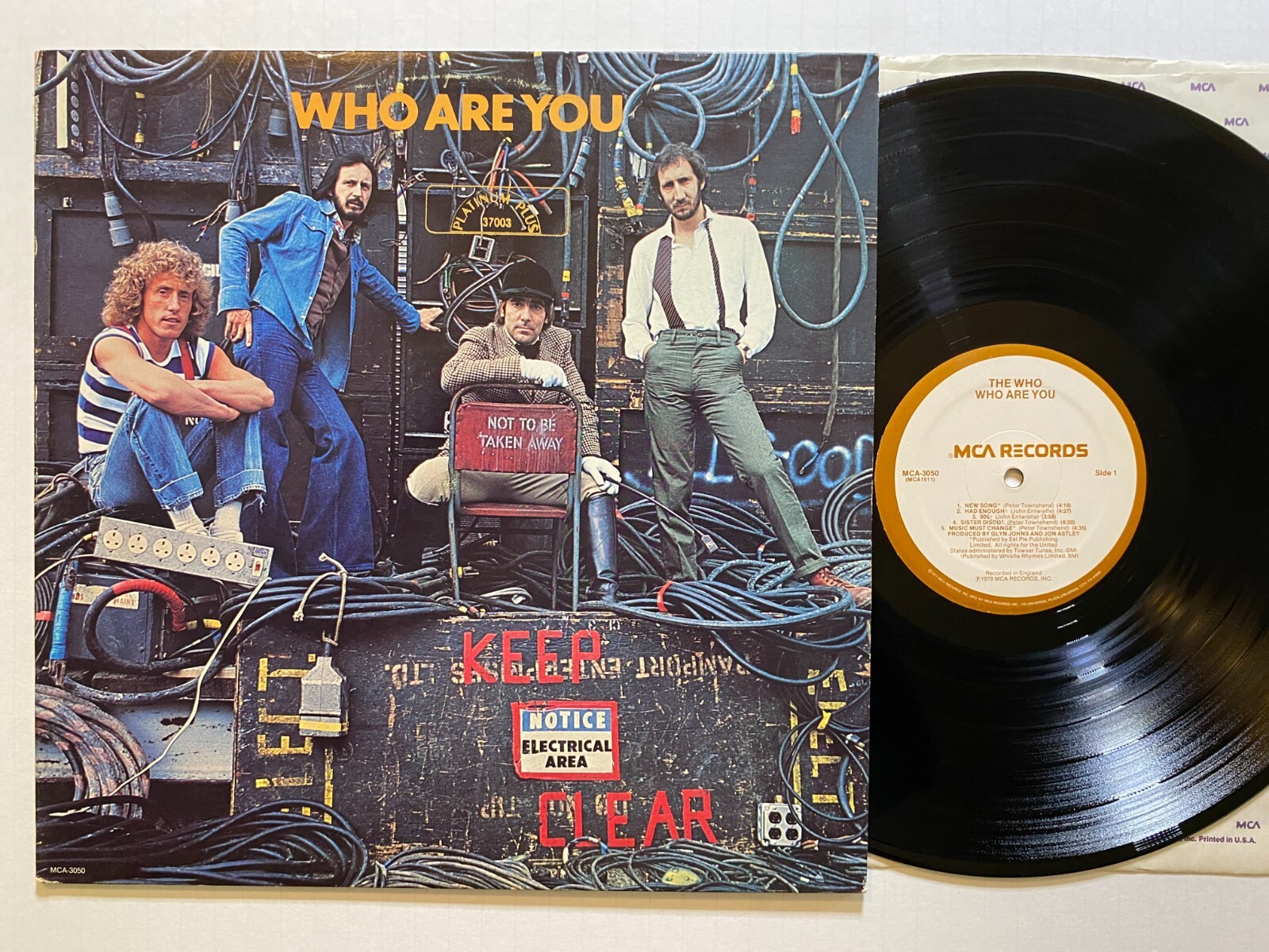 The Who WHO ARE YOU LP 1978 MCA VG++ Clean | eBay