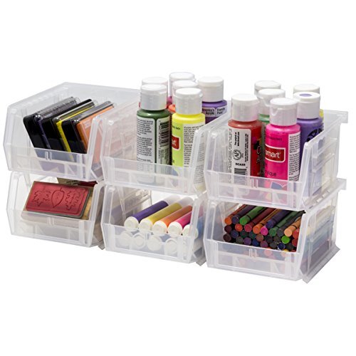 Akro-Mils 30210 AkroBins Plastic Storage Bins Space-Saving Stackable ...
