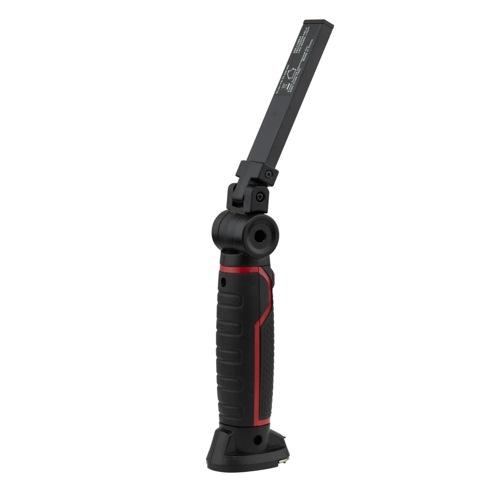 Hyper Tough 600-Lumens RECHARGEABLE LED WORK LIGHT Flip-Open Pivoting ...