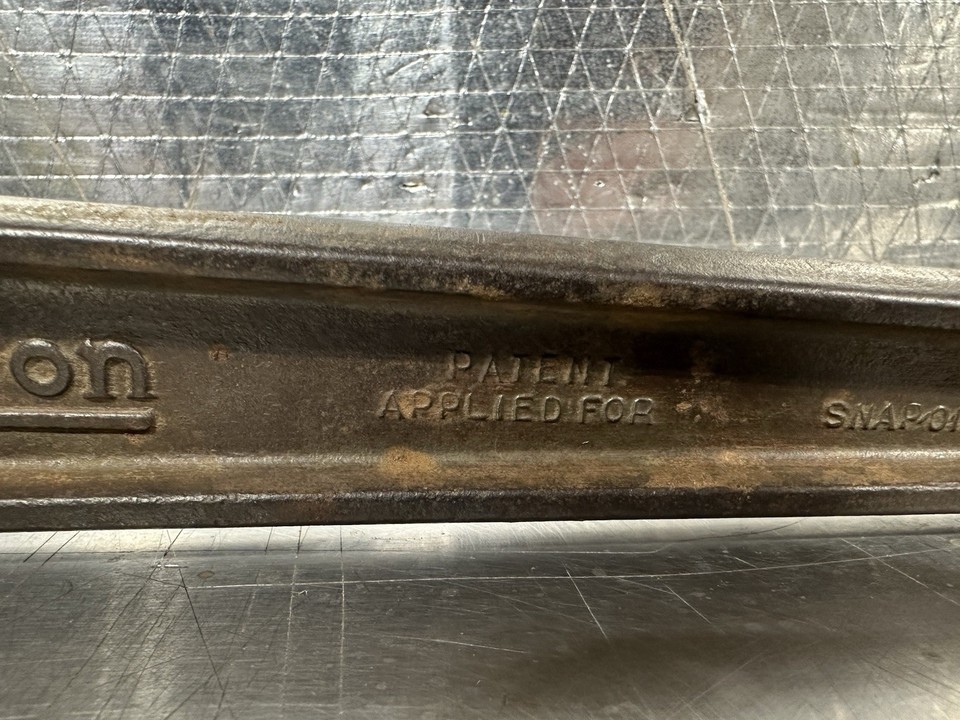 Rare 1920s Snap-On Tools Pre-Patent First Casting 5/8” Drive Push Thru ...
