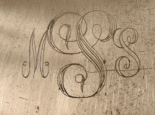 Vintage Stratton of England Monogrammed Powder Compact - MSS - No Puff ...