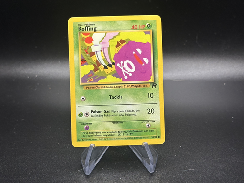Koffing - 58/82 Team Rocket - Pokémon TCG | eBay