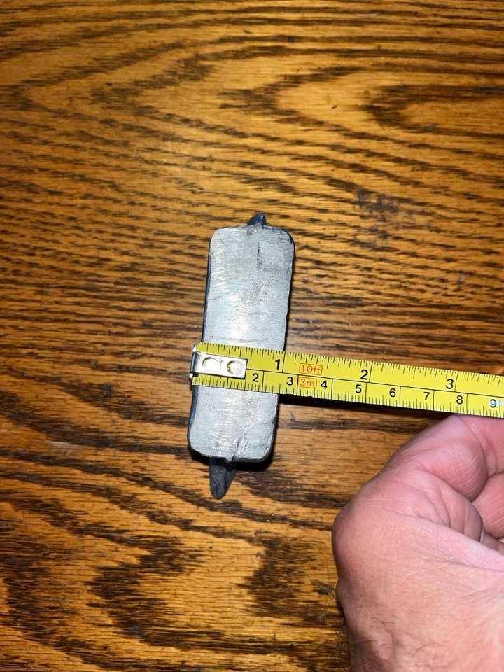 USN AE-12 WWII Wrangell Navy Ship Metal Trench Art Paperweight Anvil ...