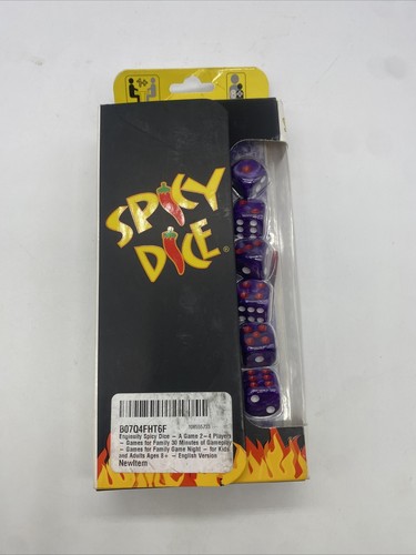Purple Spicy Dice Family Game Enginuity 1111 Base Party 633761101114| eBay