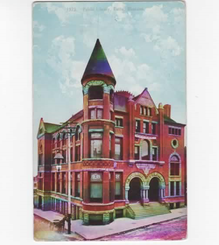 Butte Montana Public Library postcard 1910 | eBay