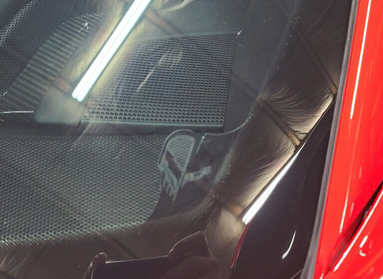 C8 Skull Decals Corvette Corner Window Accent Stickers Fits 2020-25 Z51 ...