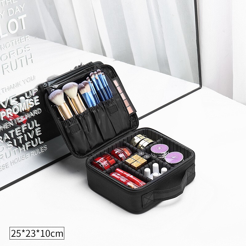 Vanity Case Beauty Box Make up Travel Jewelry Cosmetic Bag Nail Storage ...