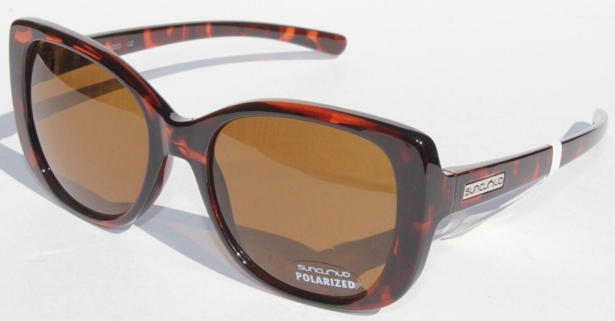 Suncloud Women's Contemporary Sunglasses (Matte Tortoise/Polar Green Mirror, One Size) 並行輸入品