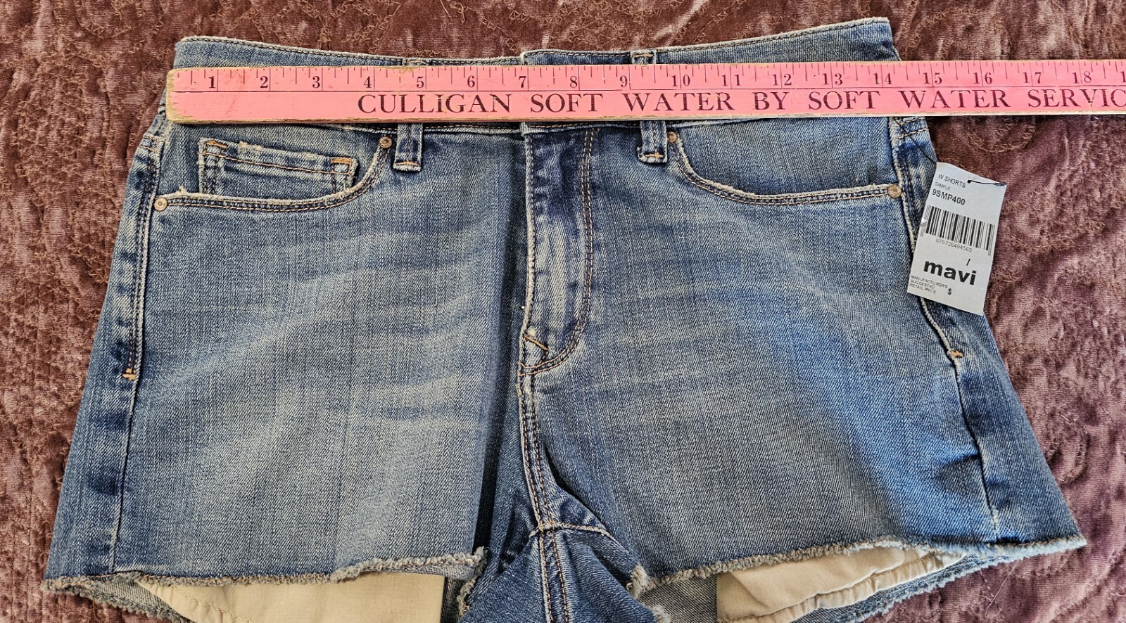 NWT Mavi Faded Denim Raw Hem Cutoff Shorts - Size 27 | eBay