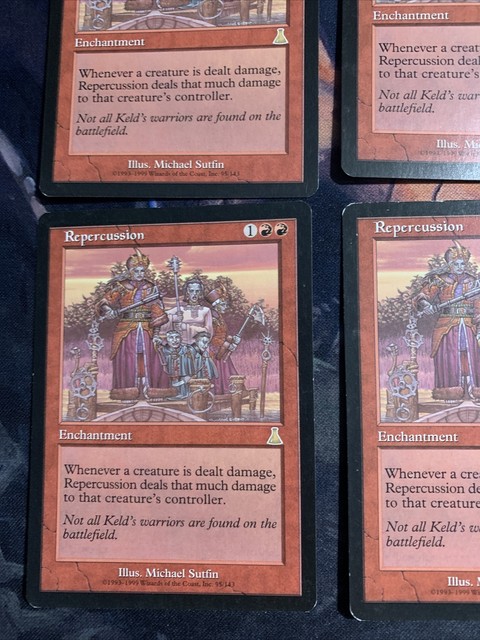 MTG Repercussion Urza's Destiny 95/144 Regular Rare for sale online | eBay