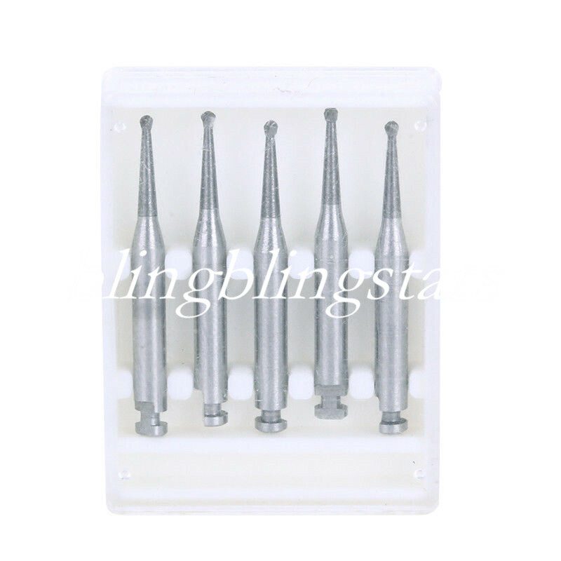 8 Types Dental Round Carbide Bur for Low Slow Speed Latch Type RA 1 ...