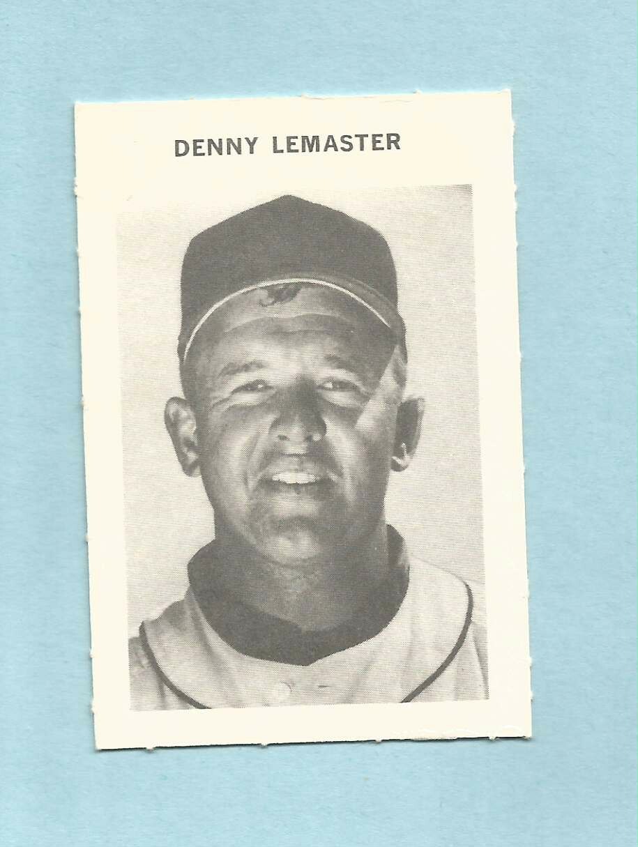 1969 Milton Bradley Baseball Denny Lemaster Houston Astros NM/MT | eBay