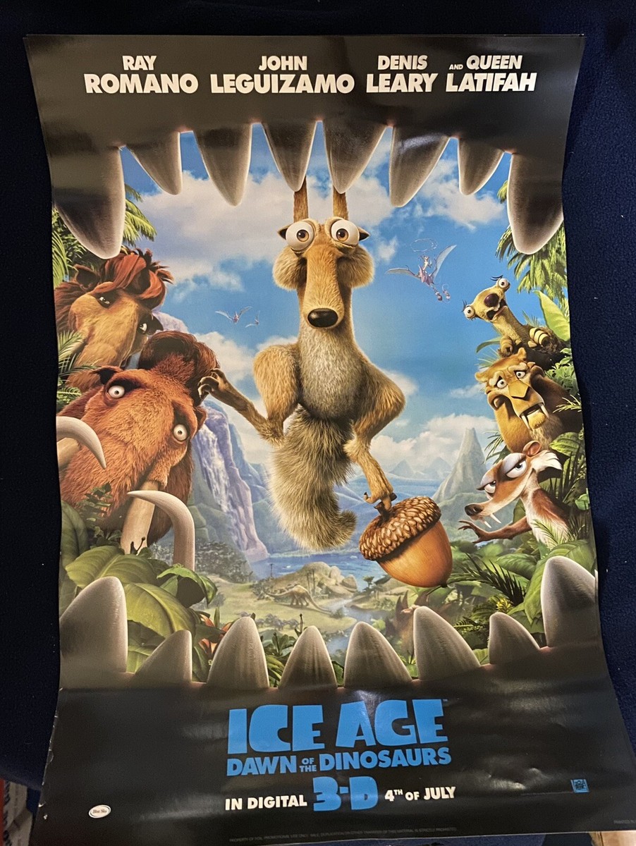 Ice Age Dawn Of The Dinosaurs Movie Poster