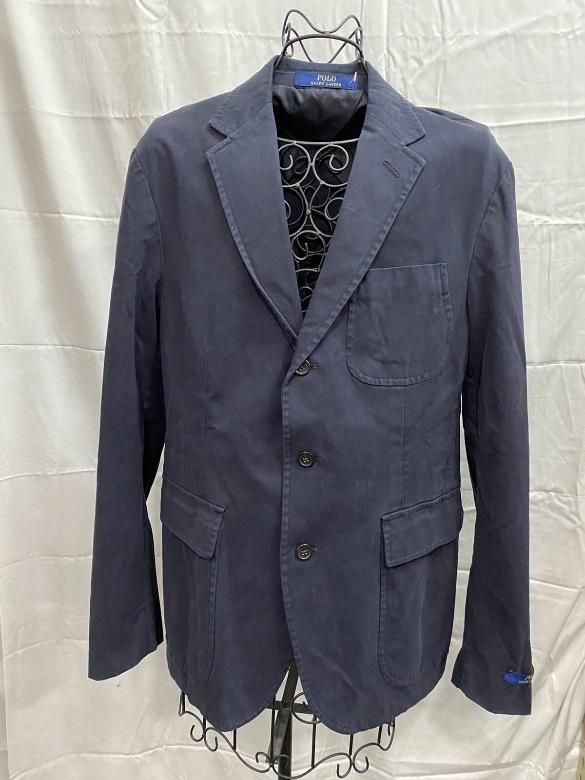 Polo Ralph Lauren Men's Navy Princeton Cotton Blazer Sport Coat -40R ...