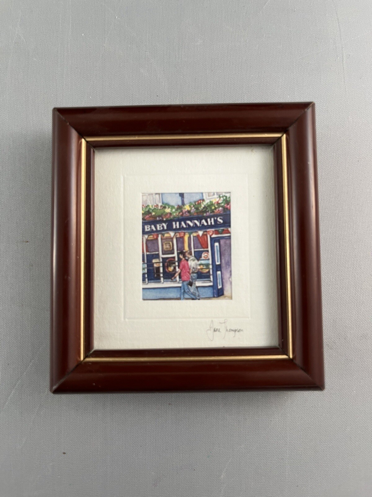 Set of 4 Mini Ireland Jane Thompson Signed Framed Prints Pat Flavell ...