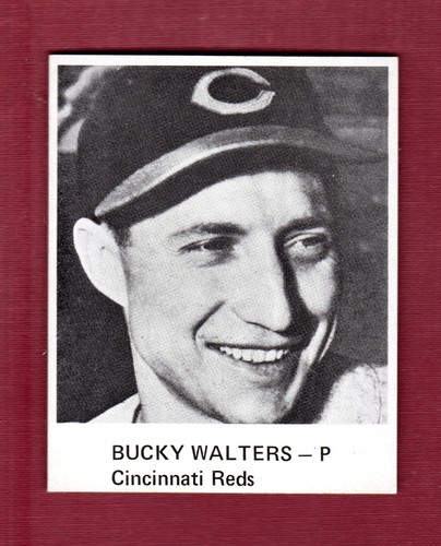 #25 BUCKY WALTERS, Cincinnati Reds ~ 1942 Play Ball USA | 1976 HRT/RES ...