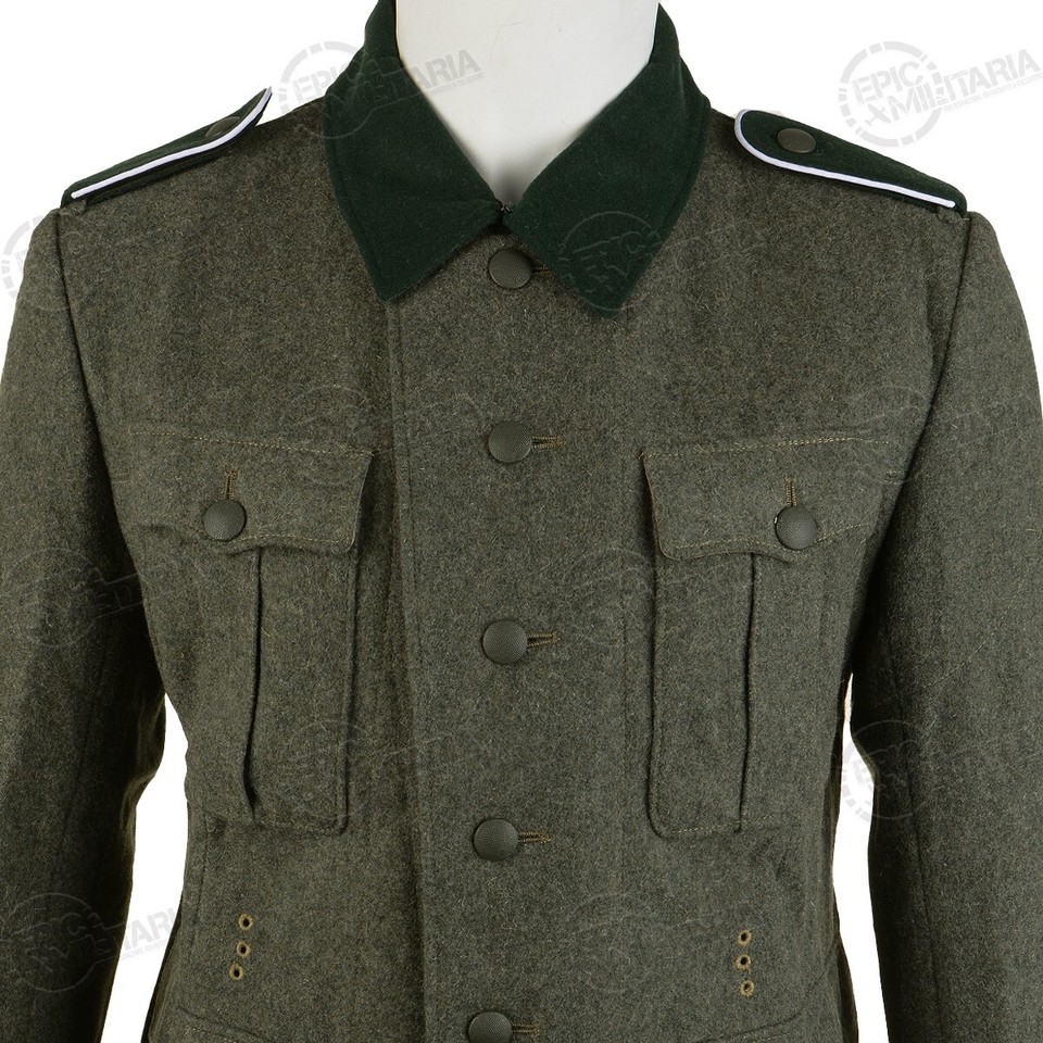 WW2 German Army M36 Field Grey Wool Tunic - Premium | eBay