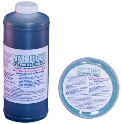 Mold Release -Wax & PVA Parting Film Kit 4 Epoxy Polyester Urethane ...