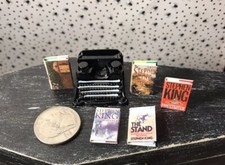 10 Stephen King Miniature Books Set 1 12 Scale Dollhouse Prop Faux ...