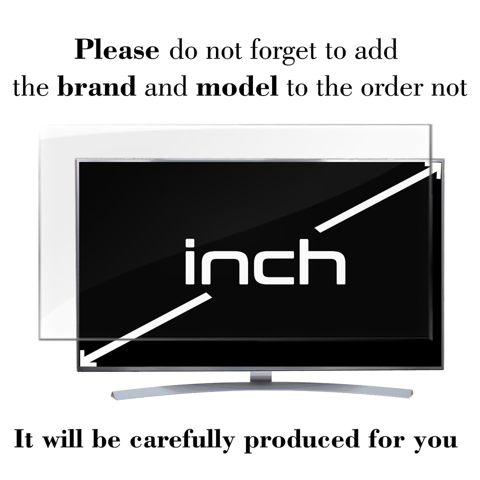 TVSAFENOW TV Screen Protector for 55 inch TVs, Special Dimensions for ...