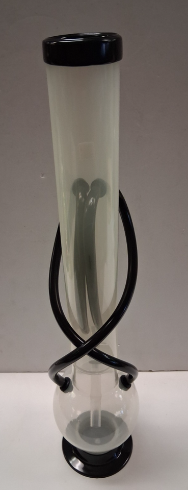 18" ACRYLIC PLASTIC DOUBLE CHAMBER BUBBLE WATER PIPE BONG PULL BOWL ...
