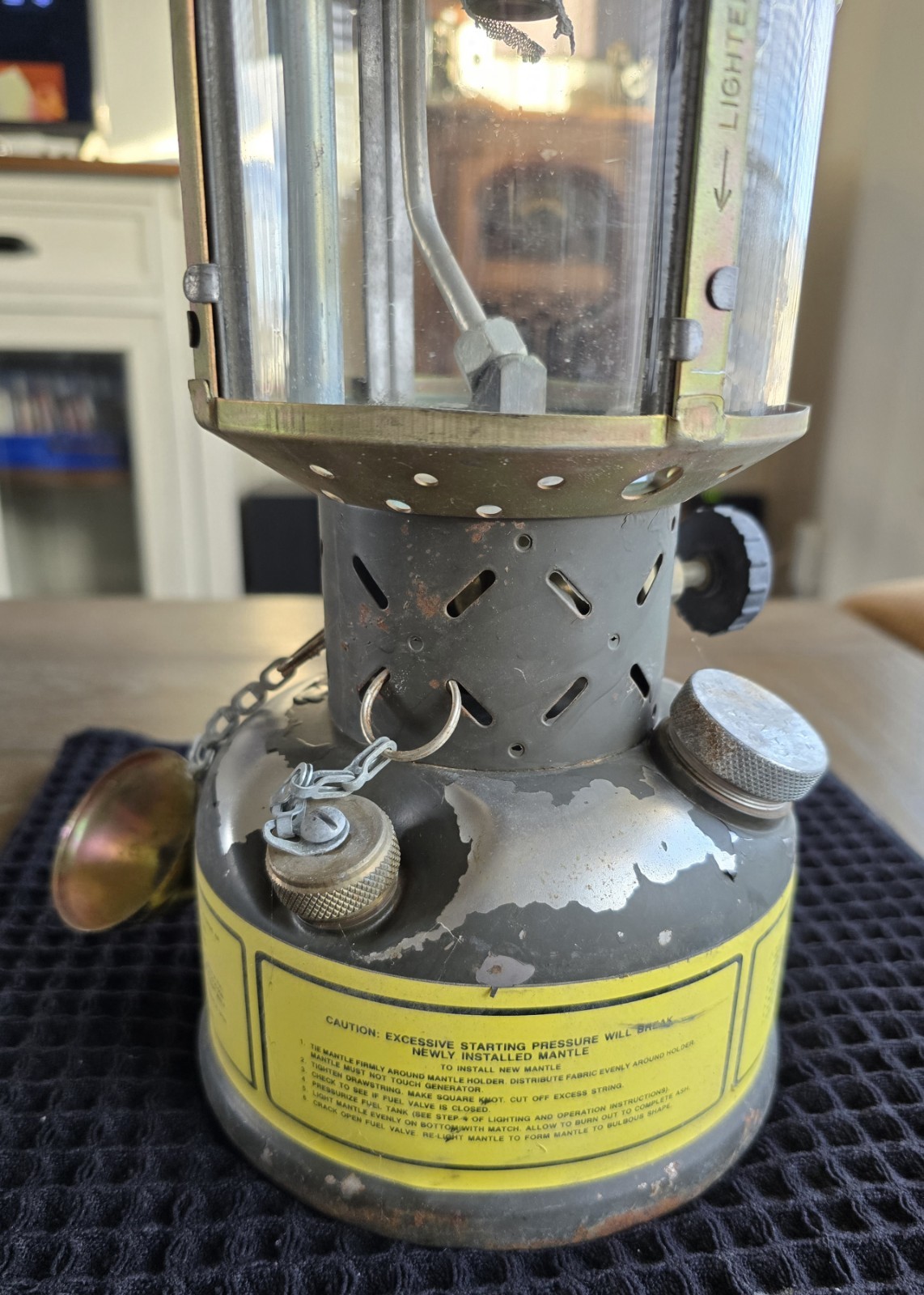 1982 U.S. Military Coleman 252 Lantern - SMP Contract - Single Mantle ...