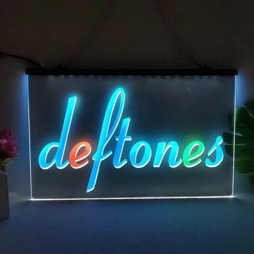 Deftones Metal Rock Music Band LED Neon Light Sign Home Bar Room Wall ...