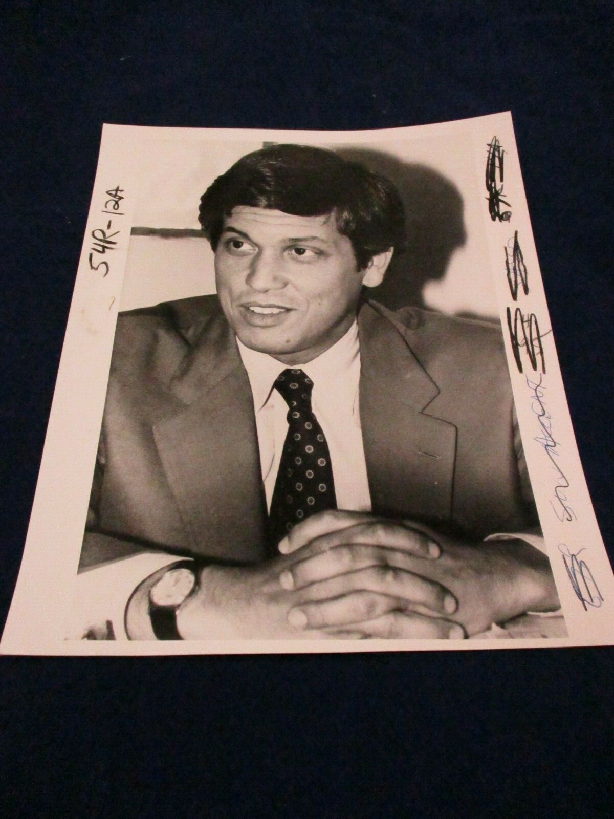 Glossy Press Photo Vintage John Sasso Gov. Dukakis' Chief Aid ...