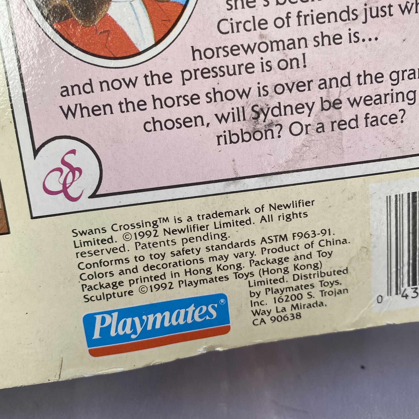 NEW Vintage Swans Crossing Hangin Out Sydney Rutledge Doll Playmates ...